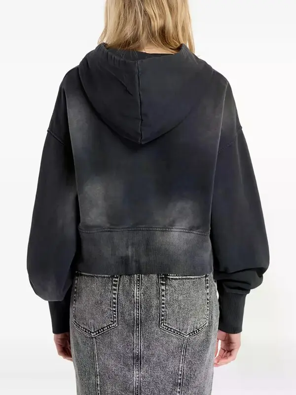 DIME Cropped Zip-up Hoodie