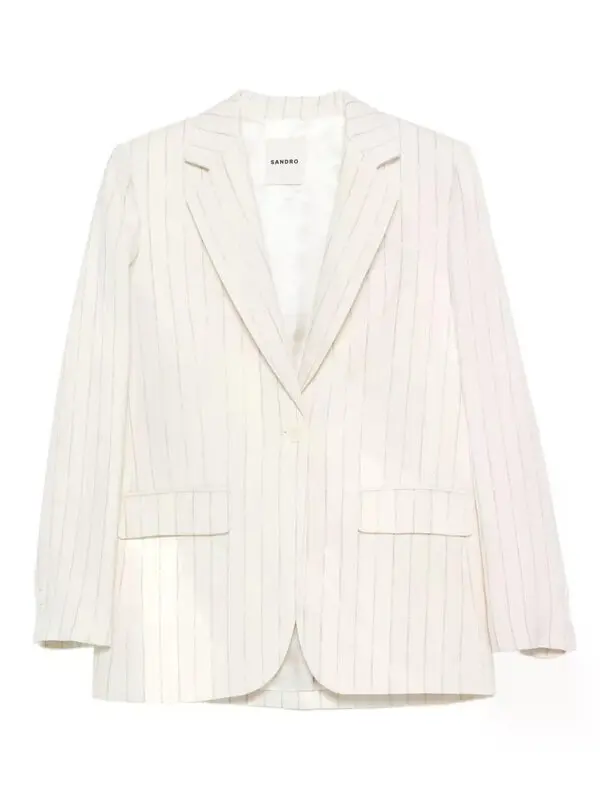 Sandro Striped Blazer