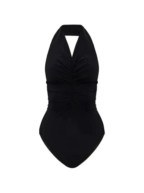 Rick Owens Halterneck One-piece Swimsuit - Black