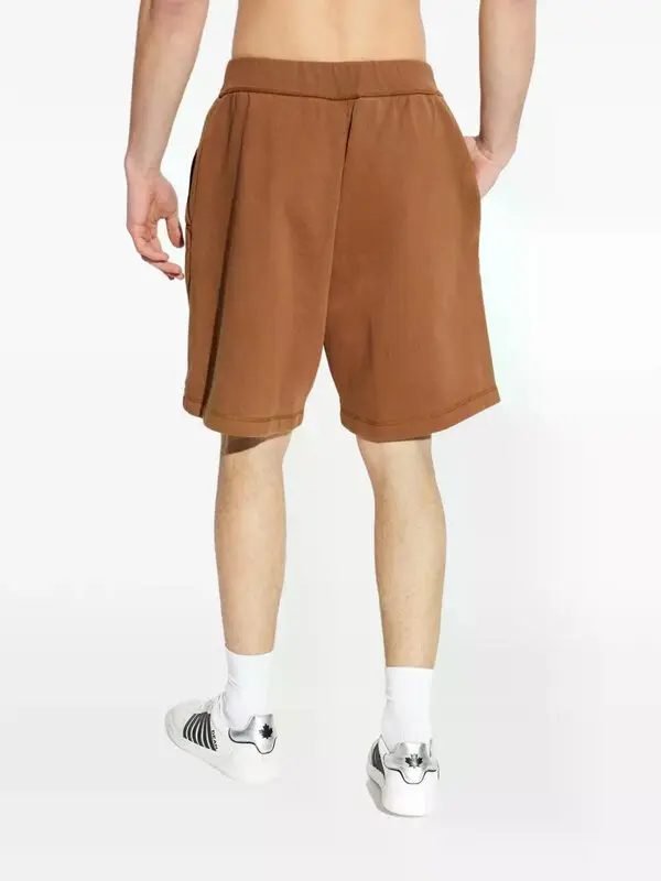 Dsquared2 Embroidered Logo Track Shorts - Brown