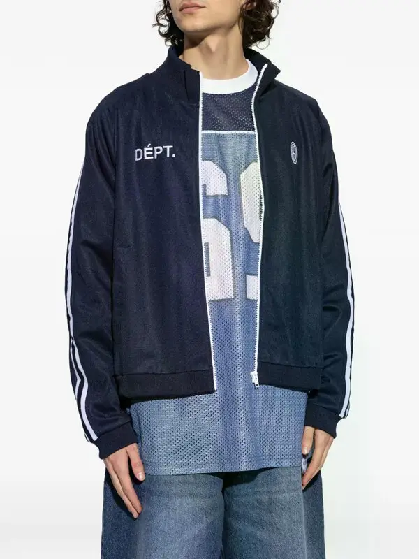 GALLERY DEPT. Striped Zip-up Jacket - Blue
