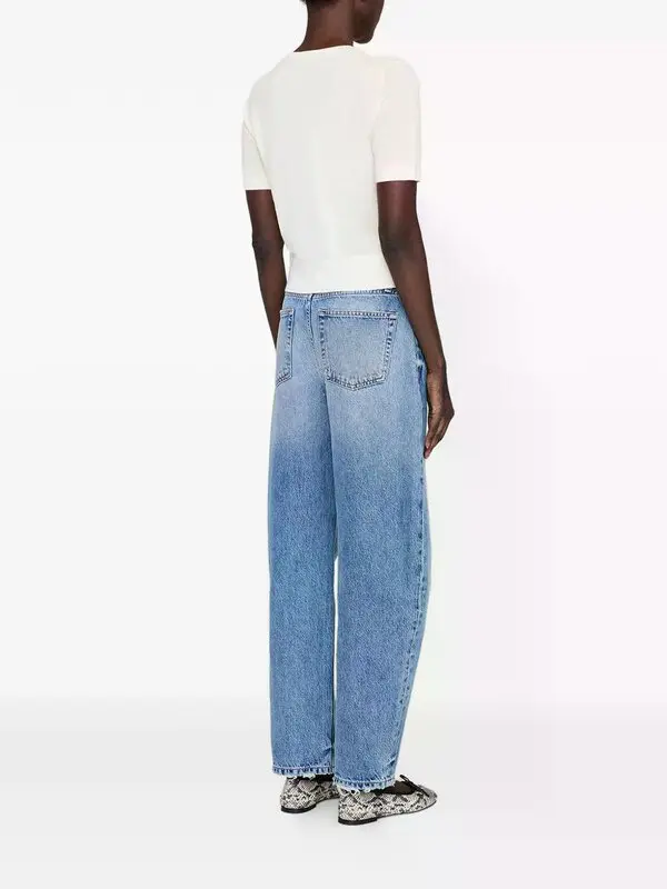 ANINE BING Mora Crop Sweater - Neutrals