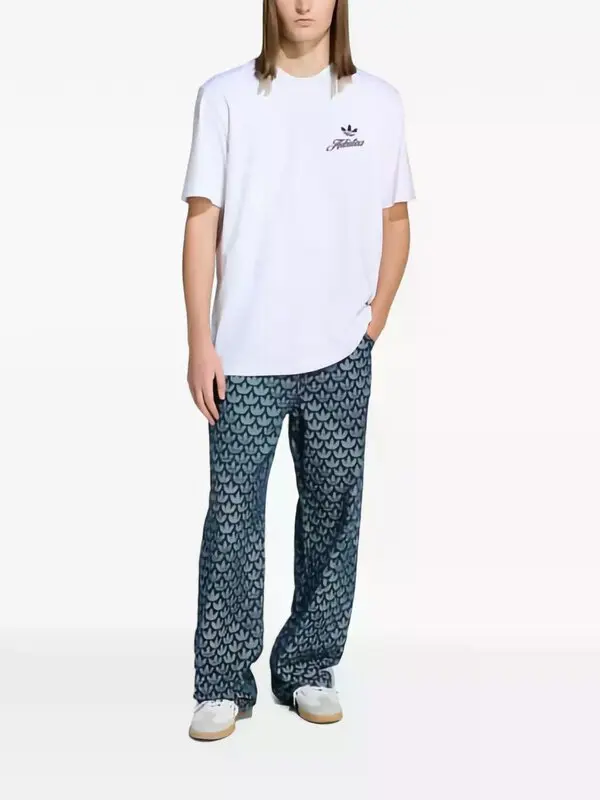 Adidas Patterned Denim Jeans