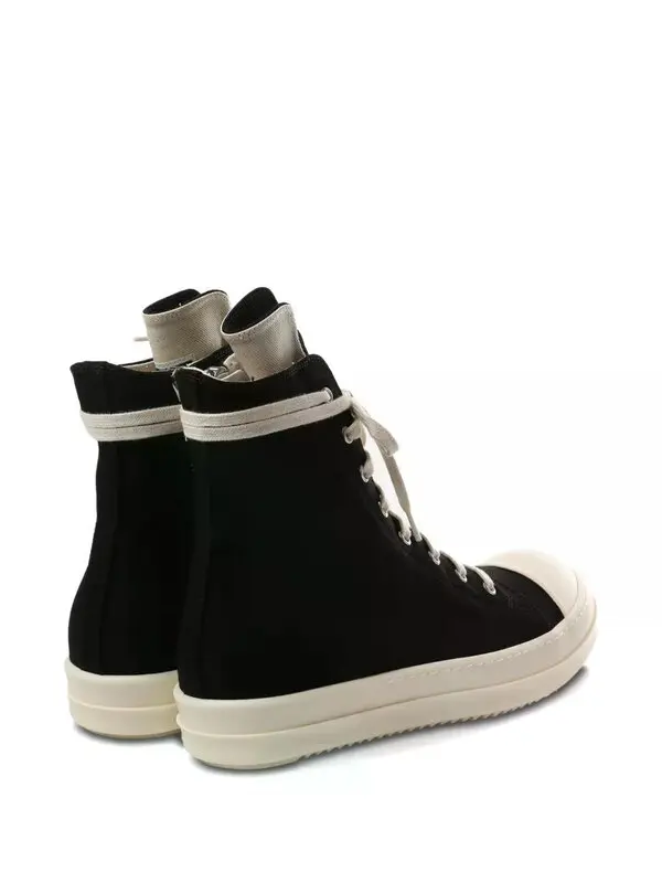 Rick Owens Temple High-top Sneakers - Black