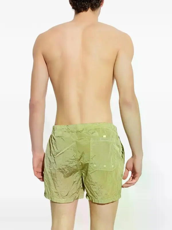 Stone Island Logo-patch Swim Shorts - Green