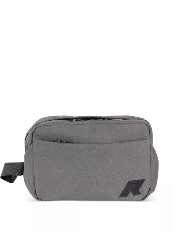 K-WAY Travis Zip Pouch - Grey