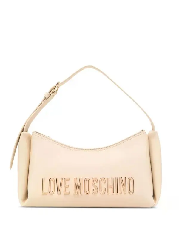 Moschino Embossed Logo Shoulder Bag