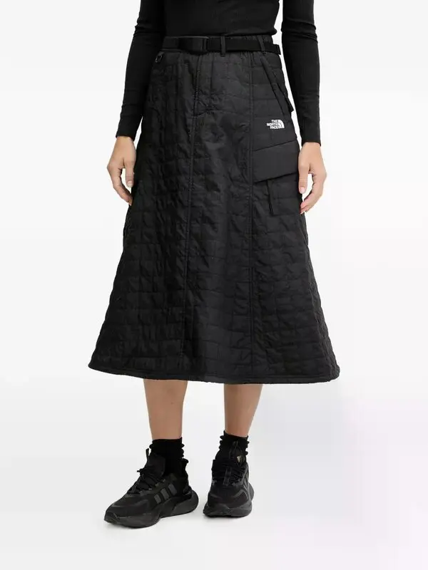 The North Face Quilted Belted Midi Skirt