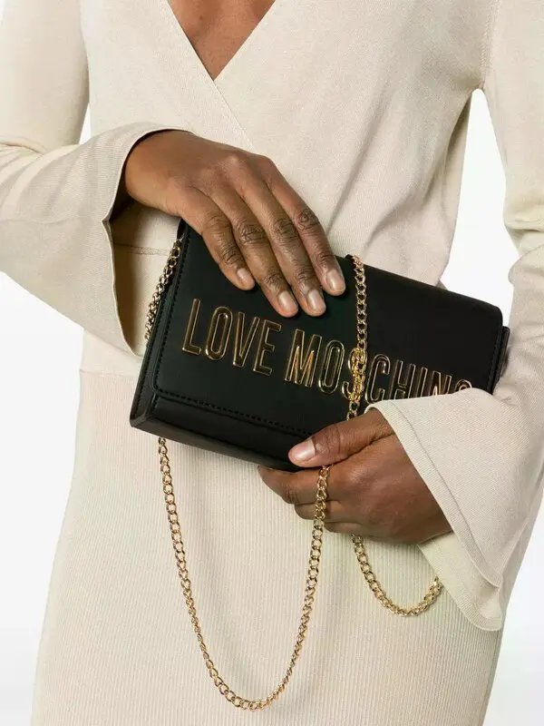 Moschino Logo Chain Crossbody Bag