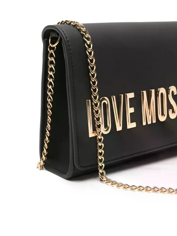 Moschino Logo Chain Crossbody Bag