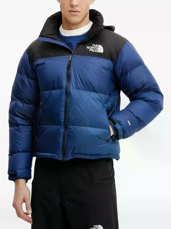 The North Face 1996 Retro Nuptse Hooded Puffer Jacket - Blue