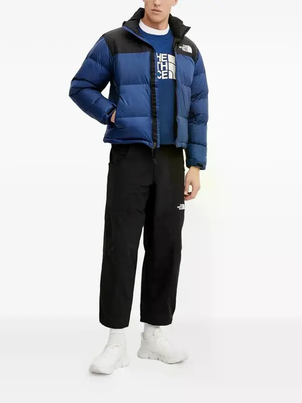 The North Face 1996 Retro Nuptse Hooded Puffer Jacket - Blue