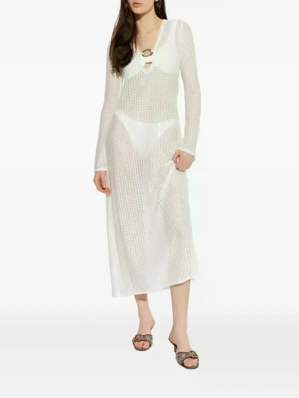 PARAMIDONNA Krista O-ring Textured Dress