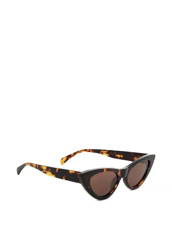 ANINE BING Tortoiseshell Cat-eye Sunglasses