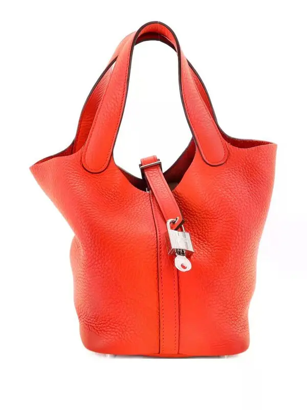 Hermès Picotin Lock Clemence Pm - Orange
