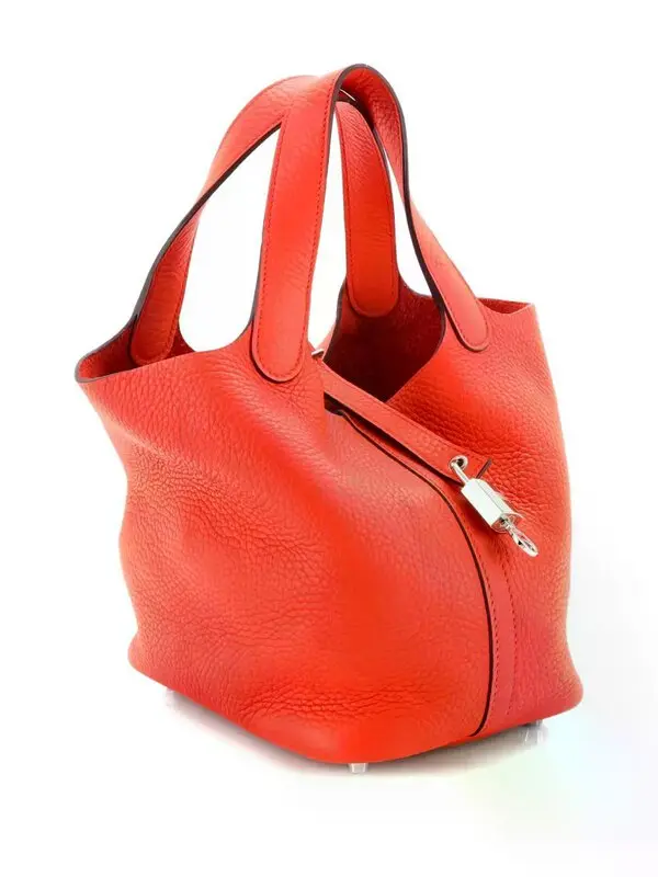 Hermès Picotin Lock Clemence Pm - Orange
