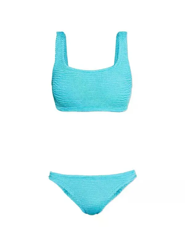 PARAMIDONNA Textured Bikini Set - Blue