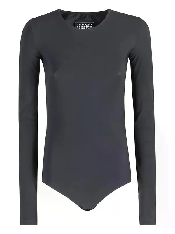 MAISON MARGIELA Long-sleeve Bodysuit - Black