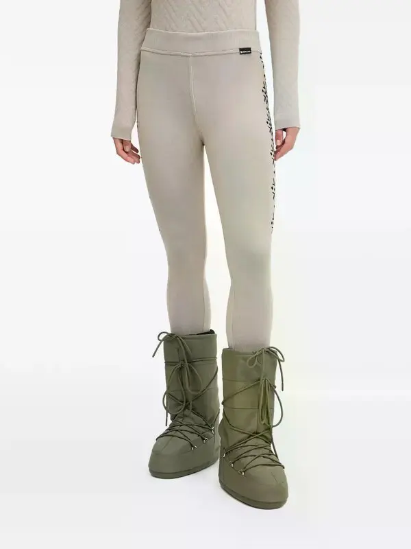 NEWLAND Snowflake Print Leggings - Neutrals