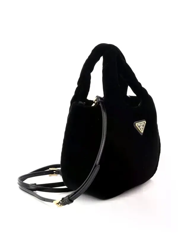 Prada Padded Soft Velvet Mini Tote Bag