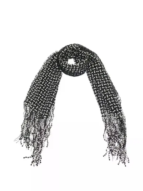 Giorgio Armani Sequins Fringe Scarf