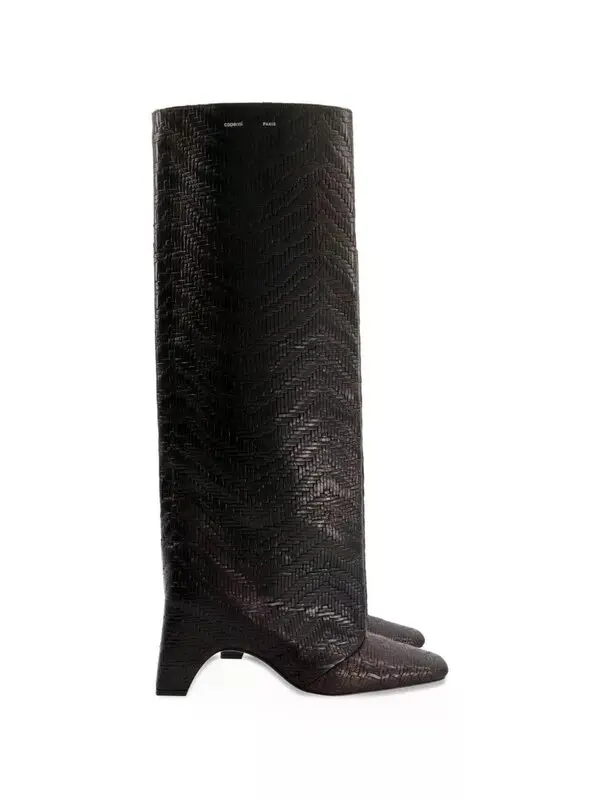 Coperni Textured Knee High Boots