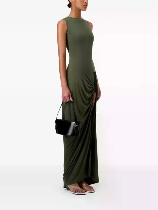 Coperni Taped Suspended Maxi Dress - Green