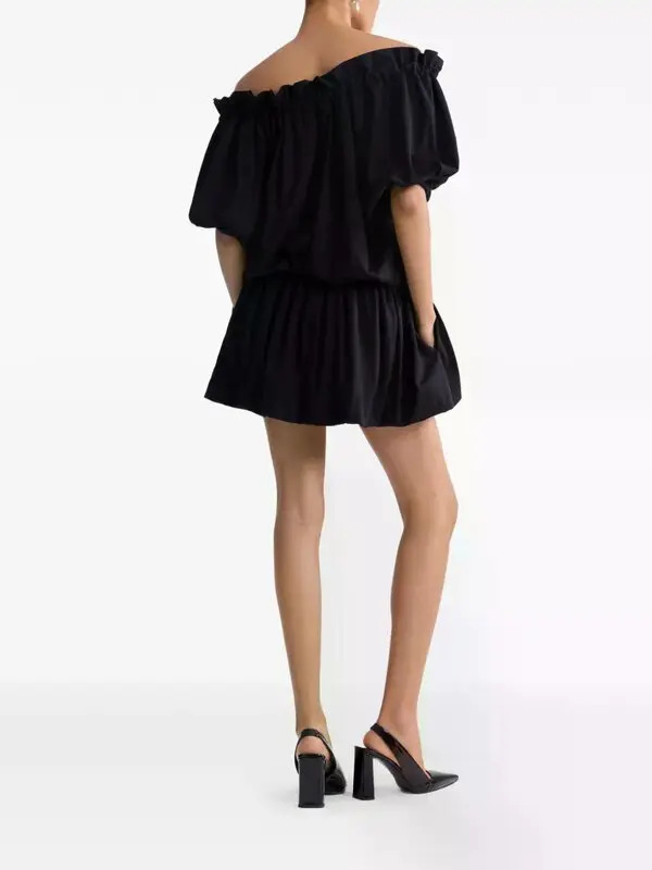 PATOU Tie-fastening Mini Dress - Black