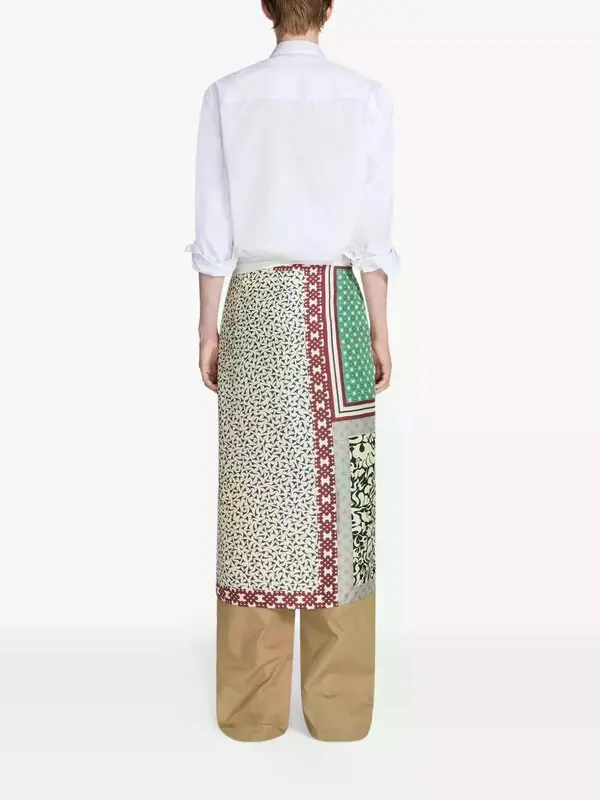 Dries Van Noten Printed Skirt