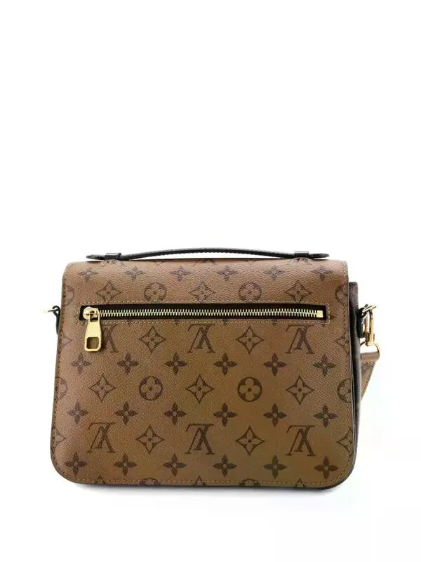 LOUIS VUITTON Pochette Metis Reverse Monogram Canvas Crossbody Bag - Brown