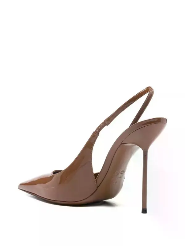 Paris Texas Pointed-toe Slingback Pumps - Brown