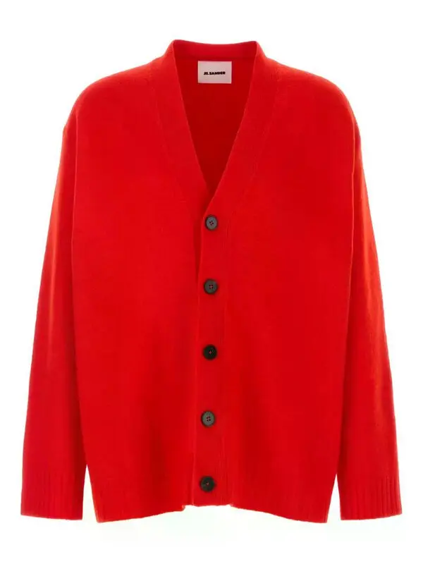 JIL SANDER Buttoned Wool Cardigan
