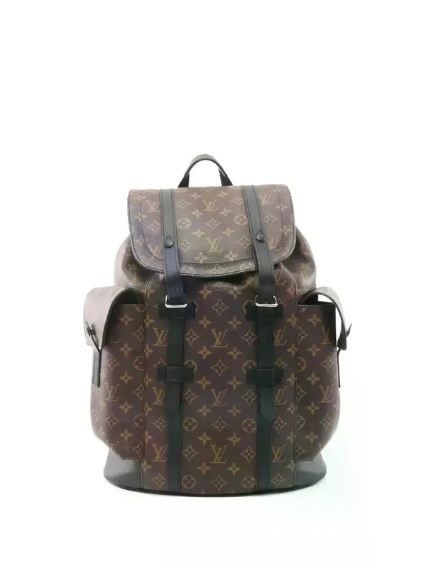 LOUIS VUITTON Mm Cristopher Monogram-pattern Backpack - Brown