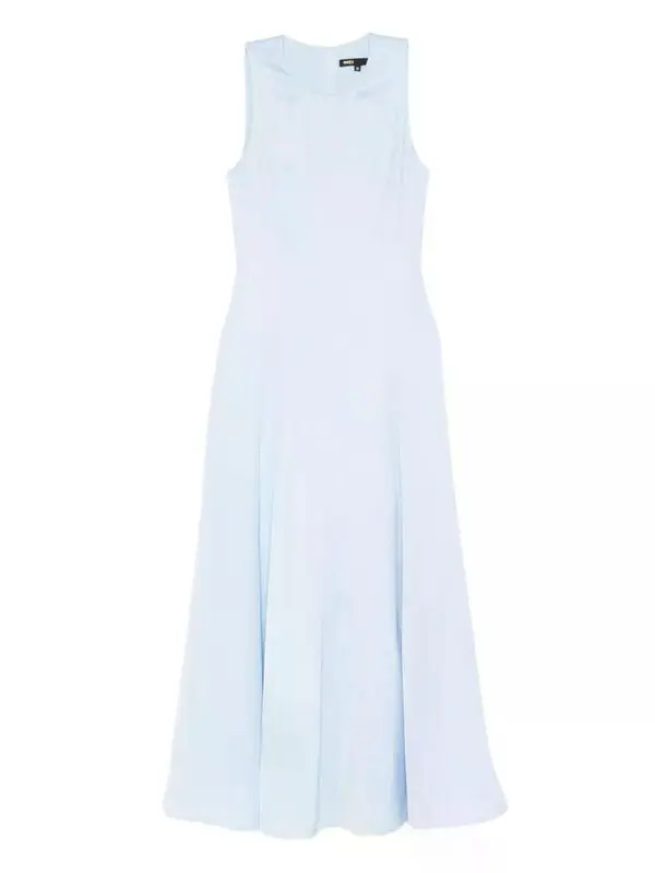 Maje Open Back Maxi Dress - Blue