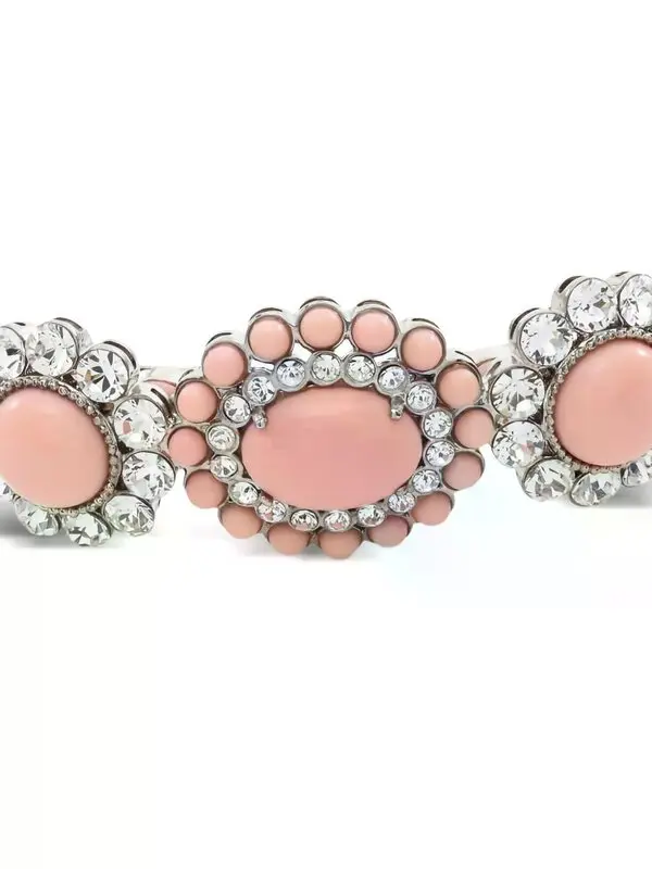 Miu Miu Rhinestone Embellished Headband