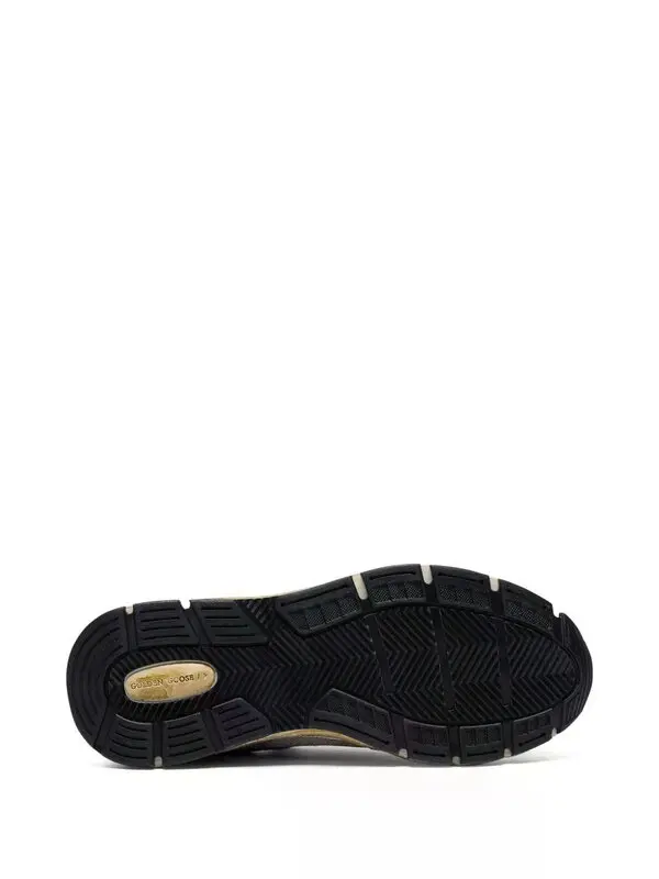 GOLDEN GOOSE Metallic Star Appliqué Sneakers - Silver