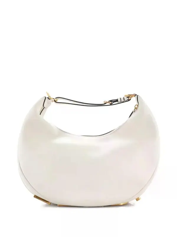 Fendi Graphy Leather Hobo Bag Medium