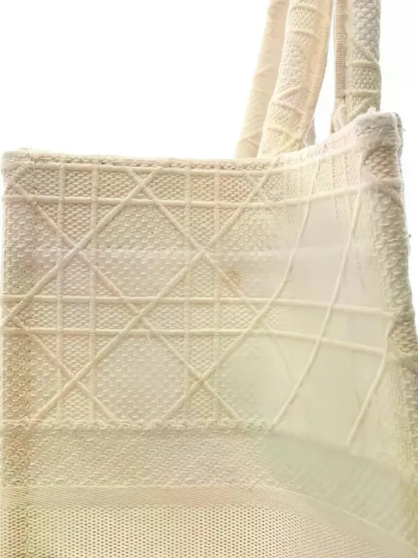 Dior 2000s Medium Canvas Book Tote Bag