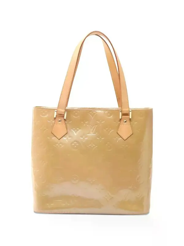 LOUIS VUITTON 2005 Vernis Houston Monogram Tote Bag - Neutrals