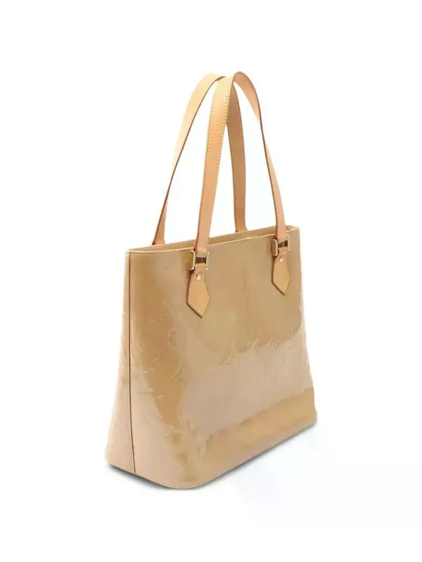 LOUIS VUITTON 2005 Vernis Houston Monogram Tote Bag - Neutrals
