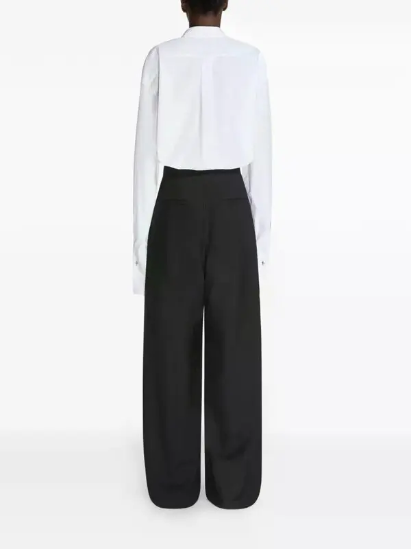Dries Van Noten Concealed-fastening Wide Leg Trousers
