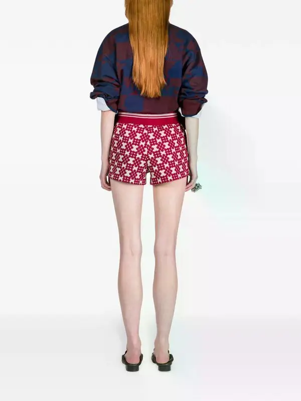 Dries Van Noten Ribbed Jacquard Shorts