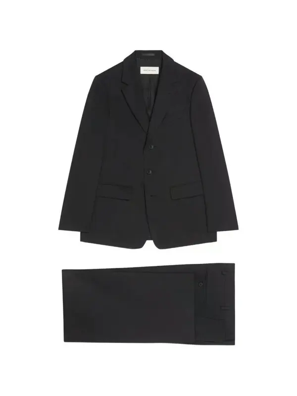 Dries Van Noten Flap-pocket Single Breasted Suit