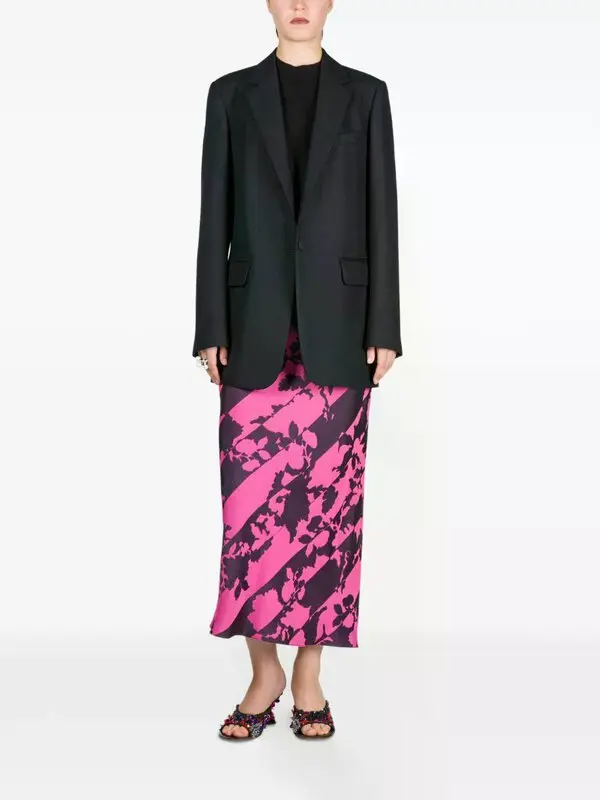 Dries Van Noten Loose-fit Herringbone Wool Blazer
