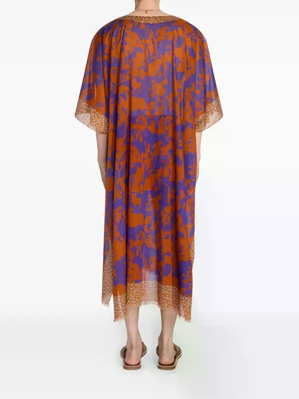 Dries Van Noten Printed Kaftan