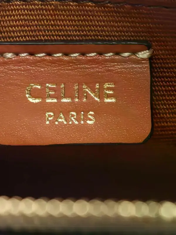 Celine 2010s Mini Triomphe Camera Bag - Brown