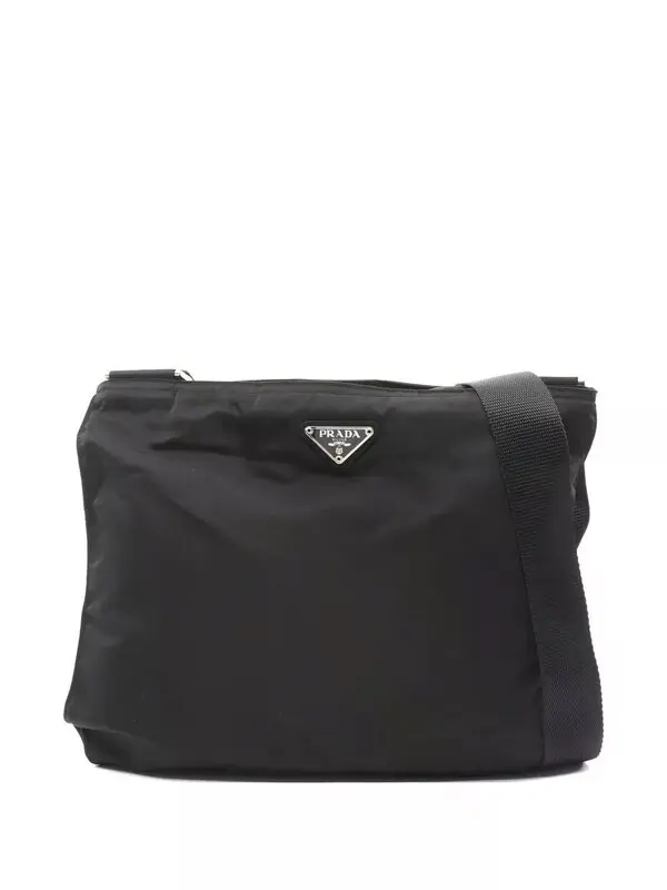 Prada 2010s Triangle-logo Cross Body Bag