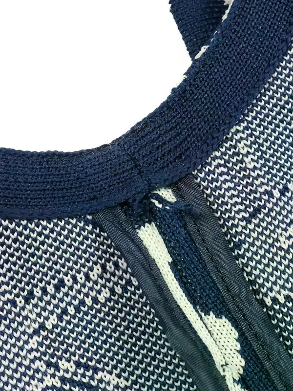 Prada 2010s Geometric-print Mini Dress