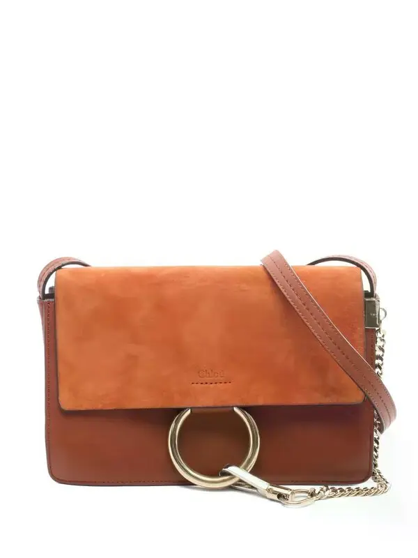 Chloé 2000s Faye Suede-flap Leather Shoulder Bag - Brown