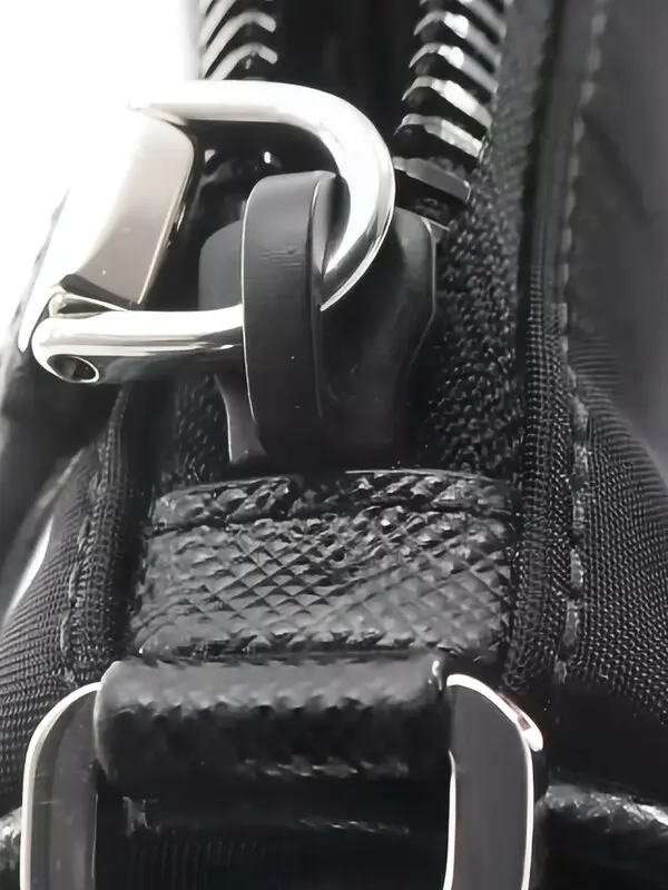 Prada Logo-detail Shoulder Bag With Detachable Pouch